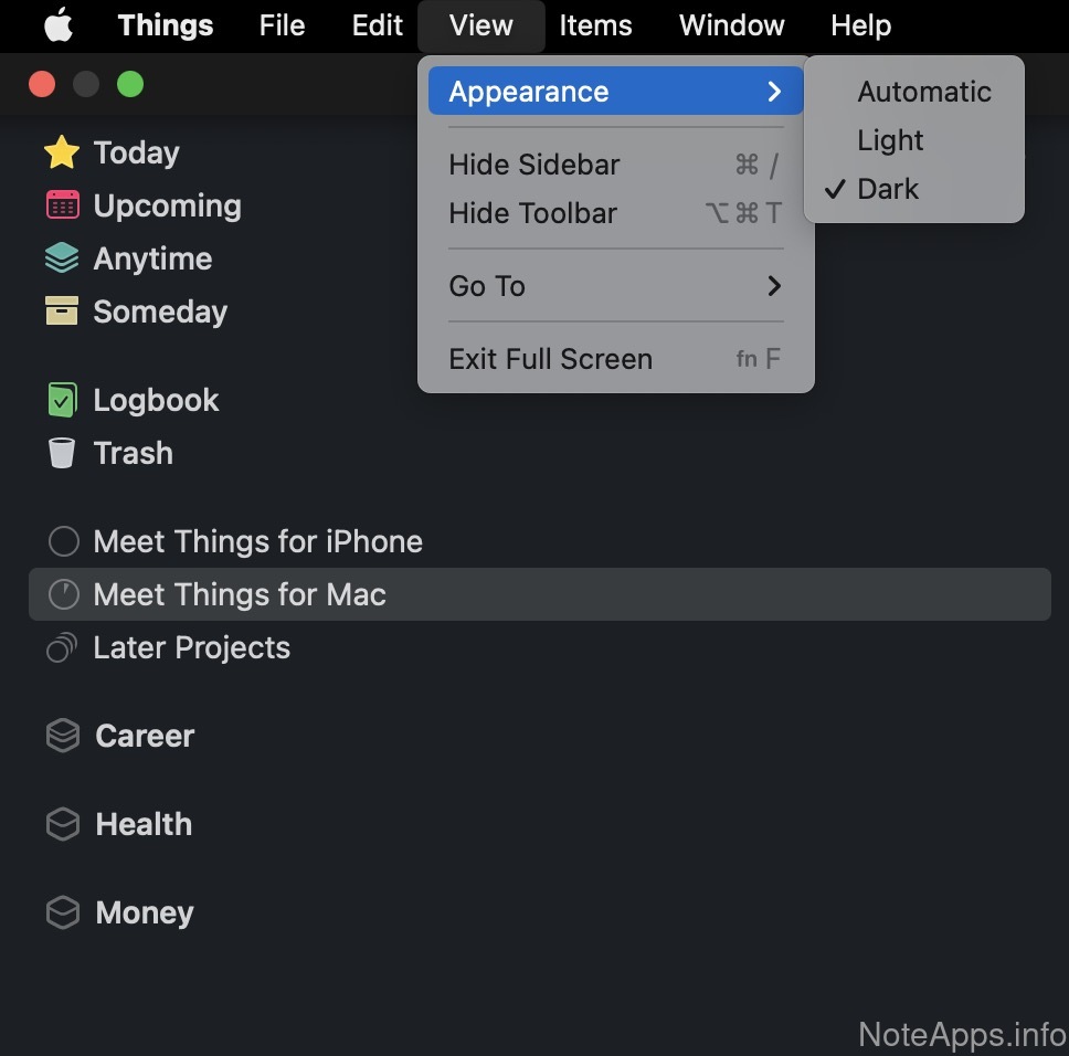 Things - NoteApps.info