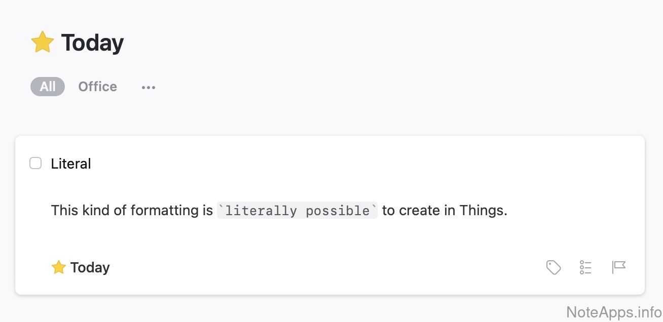 Things - NoteApps.info