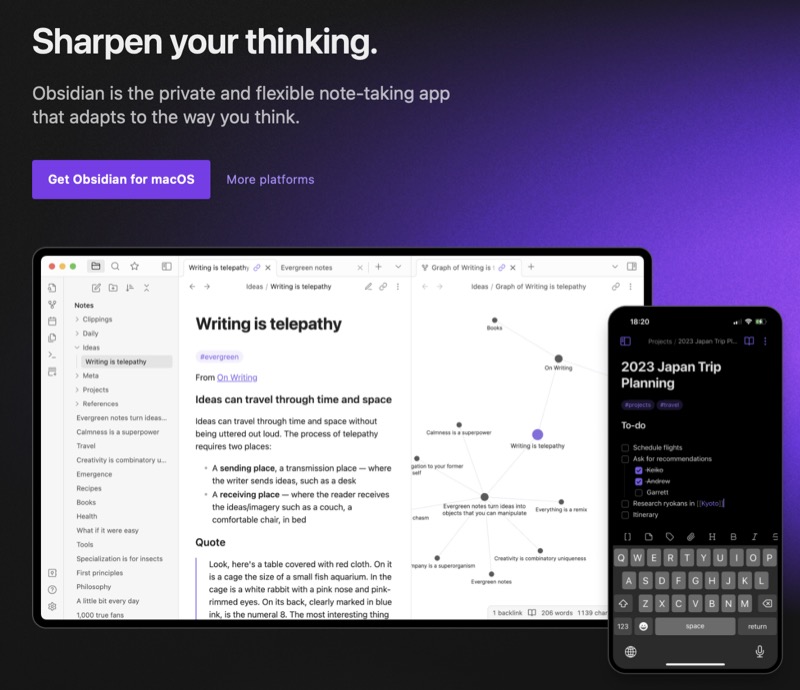 Versuchen Selbstachtung Rosa obsidian ipad handwriting Erfüllen ...